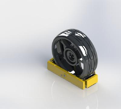 Cina Anti serratura di ruota aumentata attrito di gomma di alluminio di furto L1100xW664xH200 in vendita
