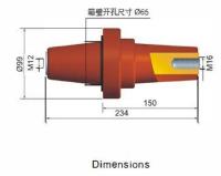 China 12/24KV 630A Apparatus Bushing Insert for sale