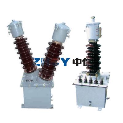 China JDJ2-35 Outdoor single phase voltage transformer oil immersed MV 35KV PT for sale