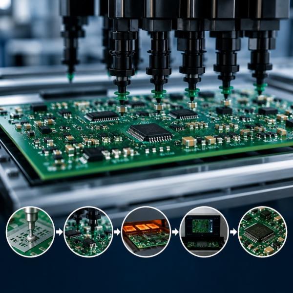Quality Multiple Layer FR4 PCBA Board Assembly Board Thickness 0.1mm 10.0mm Precision Electronic Production for sale
