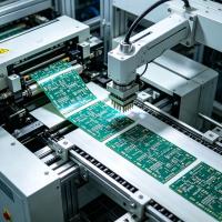 Quality Custom Electronics Flex PCB Board IP65 with Yellow Green Solder Mask for sale