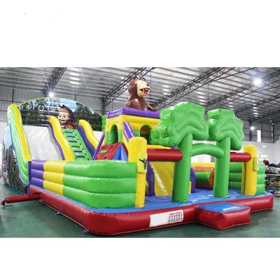 China High Soundness Lovely Inflatable Castle Slide With Reliable Commercial Grade Zippers for sale