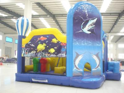 China High Stability Inflatable Castle Bouncer Lead Free Double / Quadruple Stitching for sale