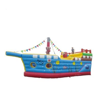 China Family Center Inflatable Pirate Slide Double Stitching Inside And Outside High Stability for sale
