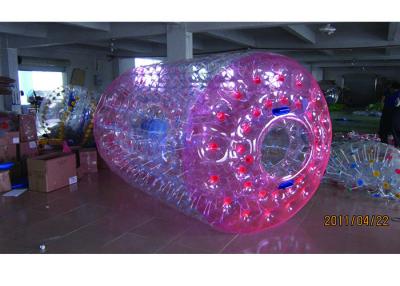 China Outdoor Kids Inflatable Land Roller Abrasion Resistant Lightweight Easy Maintenance for sale