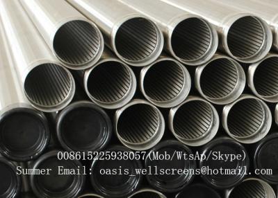 China Johnson type screens 6 5/8 inch wire wrapped filter cylinder for sale