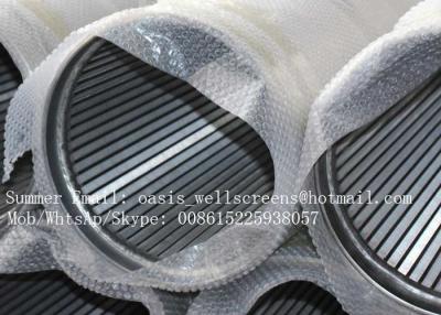 China 0.25mm slot of Wedge Wire Wrapped Screens Cylinder Type Filter for sale