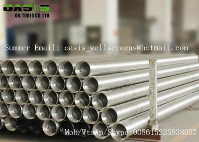 China 304 316 Johnson screens wire wrapped well screens water well strainer cylinder for sale
