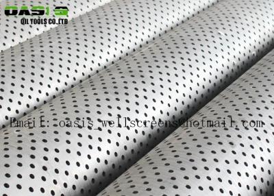 China API Casing Perforated pipe with 0.75mm round hols with galvanized surface for sale