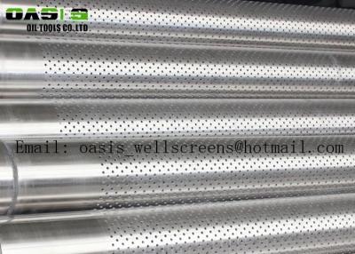 China 219mm Galvanized surface API Casing Perforated pipe with 0.75mm round hols for sale