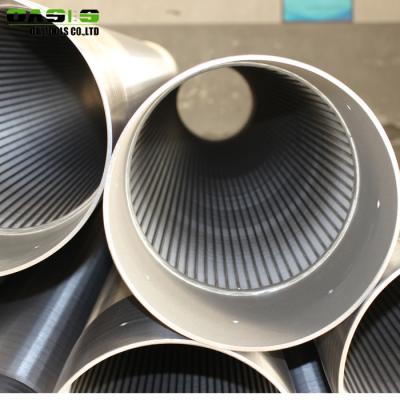 China 316L water well screens Johnson screens 0.7mm slot well screen for sale