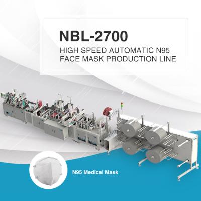 China NBL-2700 High Speed N95 Mask Production Line for sale