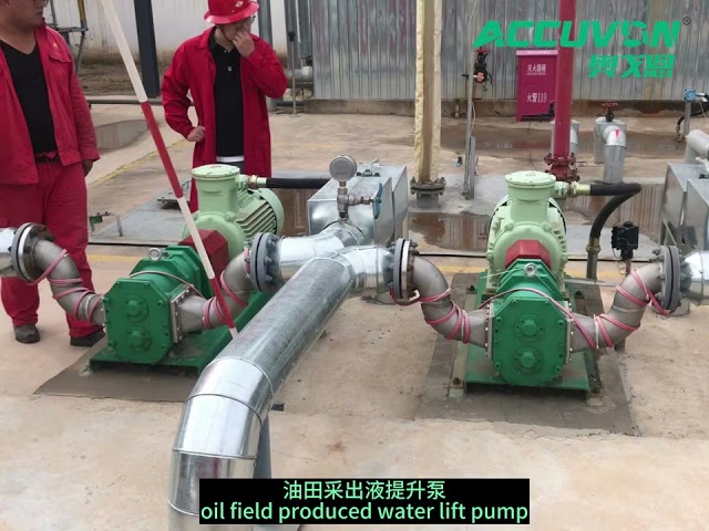 Utilizzo di pompe a lobo rotativo Accuvon nell‘industria petrolifera