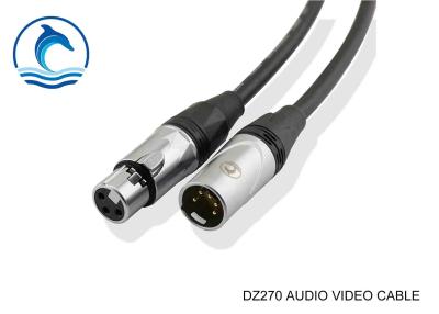 China DZ270 Video Adapter Cable 3 Pin XLR Male Female Plug And 5 Pin XLR Connectors for sale