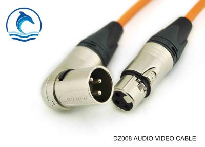 China Long Audio Video Cable Canare L-2T2S Male To Female Gender PVC Jacket for sale