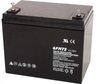 Cina Batteria profonda del gel del ciclo di UPS 75ah12v ricaricabile con grande capacità in vendita