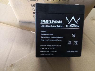 Cina Durata ciclica lunga del ciclo 12v del gel del sistema 5ah di energia solare di batteria profonda acida al piombo del gel in vendita