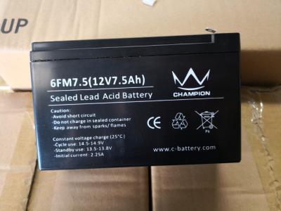 Cina sistema solare solare dell'invertitore di UPS della batteria al piombo del gel del ciclo profondo di 12v 7.5ah in vendita