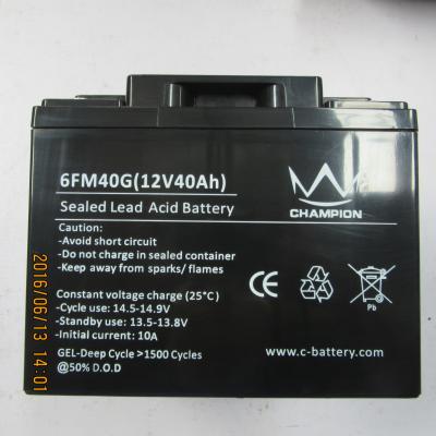 Cina manutenzione profonda della batteria al piombo del ciclo di 12V 40AH - operazione libera in vendita