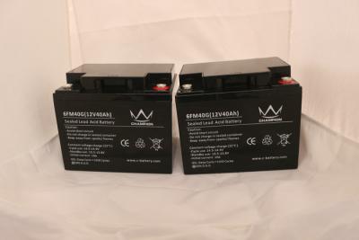 Cina Aumenta il tipo le batterie, batteria al piombo ricaricabile del gel dell'alimentazione elettrica del nero in vendita