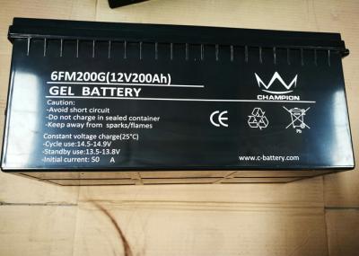 Cina Capacità di scarico di tasso alto della batteria al piombo del gel di resistenza della corrosione in vendita