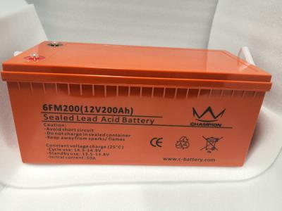 Cina Batteria al piombo elettrica 200AH carretto di golf/della bici 6FM200 AGM con ISO9001/ISO14001 in vendita