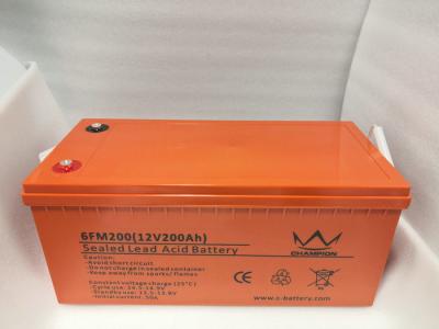 中国 6FM200 VRLA 弁は鉛酸蓄電池 12v 200ah の太陽エネルギーの蓄電池を調整しました 販売のため
