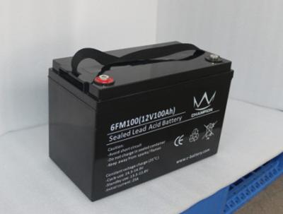 China Batteria solare del Agm Vrla della batteria al piombo del ciclo profondo ricaricabile di 12v 100ah for sale