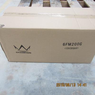 China De Zure Voor Eindbatterij 12v 200ah voor UPS, Zonnemachtssysteem van het Vrlalood Te koop