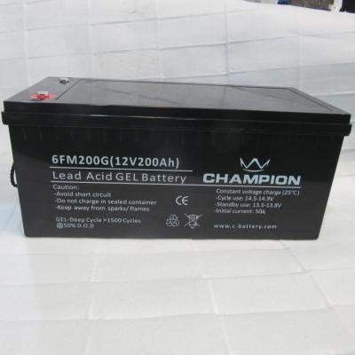 Cina 12V 200AH ha sigillato la batteria al piombo del gel per la produzione di energia della pila solare in vendita