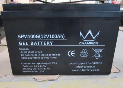 中国 12v 100ahは自動車長い耐用年数のための鉛酸蓄電池を密封しました 販売のため