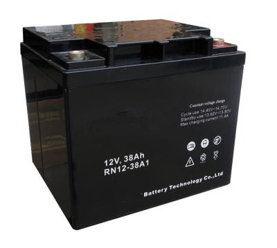 Cina batteria al piombo di 12v 38ah UPS con la struttura terminale di griglia della lega M6 in vendita