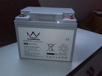Cina batteria al piombo 12v 40ah del ciclo 6FM40G del gel profondo della batteria per il sistema del sistema solare/PV in vendita