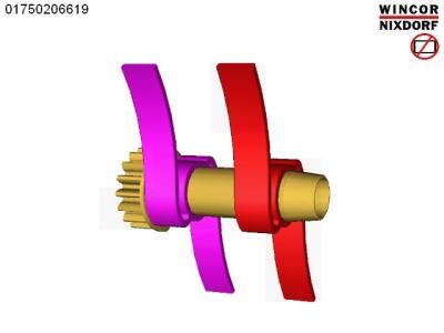 China atm parts  wincor parts 1750206619 WINCOR CINEO C4060 PADDLE-CASE-VS-RE-ASSY 01750206619 IN MOUDLE 1750200435 for sale