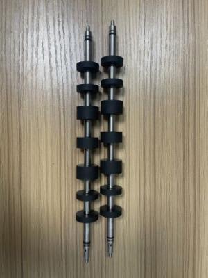 China CWAA BV shaft 25.8CM, 7 Rollers used in Wincor Banknote move cwaa part number 1750249443/ 1750150249 for sale