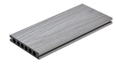 China Waterproof Outdoor Plastic Wood Planks 140x23mm WPC Exterior Panel Decor Decking Flooring Material for sale