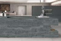China Cloud Grey Sintered Stone Slab Matte Kitchen Table Top for sale