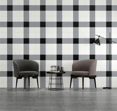 China Firebrick Zwart Wit En Grijz Vloertegel Voor Keuken 200x200mm Keramische Rustieke Tegels Voor Badkamer Te koop