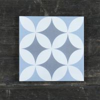 China Blue Gray Ceramic Rustic Tile 20x20cm Clay Indoor Wall for sale
