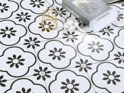 China Resistente ao desgaste 200x200mm Grau AAA piso e parede interior Floret cerâmica azulejo rústico para banheiro e sala de estar à venda