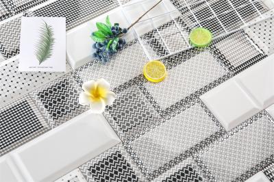 Cina Attraenti, lucide piastrelle di decorazione per interni per bagno e cucina, certificate ISO9001 in vendita