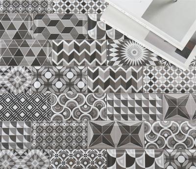 China Grão 75x152mm ISO 9001 azulejos de pan para parede interior para cozinha e banheiro à venda