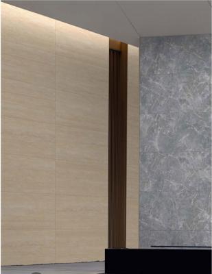 中国 ライトイエロー トラヴァルチン仕上げ 60x120cm 外側マット 建築用 アンティークカーテン 壁タイル 販売のため