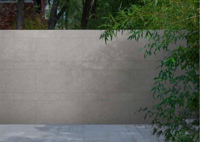 중국 회색 매트 고대 마무리 모래 돌 외관 커튼 벽 벽돌 두꺼운 타일 쇼핑몰 1200x600mm 판매용