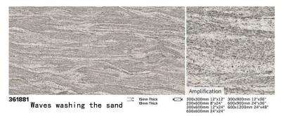 중국 마모 저항 회색 1200x600x18mm 포르셀린 바닥 포장 타일 차고 바닥에 대한 전체 몸 판매용