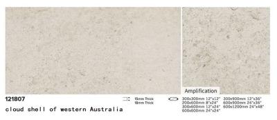 중국 밝은 노란색과 회색 튼튼하고 착용 저항 1200x600x18mm 초콜릿 바닥 포장 타일 정원 및 마당 판매용