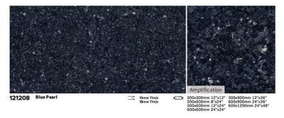 중국 마비 저항 전체 몸 24"X48" 파란 바닥 외관 마당에 대한 포르셀린 포장 타일 판매용