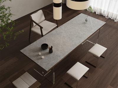 中国 グレー 1420x2700mm マット ポーリング シンター 石板 ホテル用 販売のため