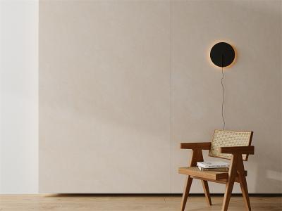 Cina Slab di pietra sinterizzata lucidata beige 160x320cm resistente all'usura per il soggiorno in vendita