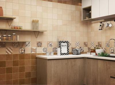 China Brown 300x600mm Ceramic Wall Tile And Durable Indoor Tiles For Kitchen Design for sale